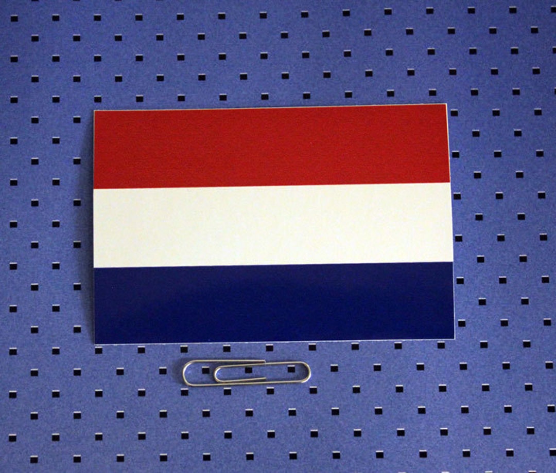 Dutch Flag Bumper Sticker - Etsy