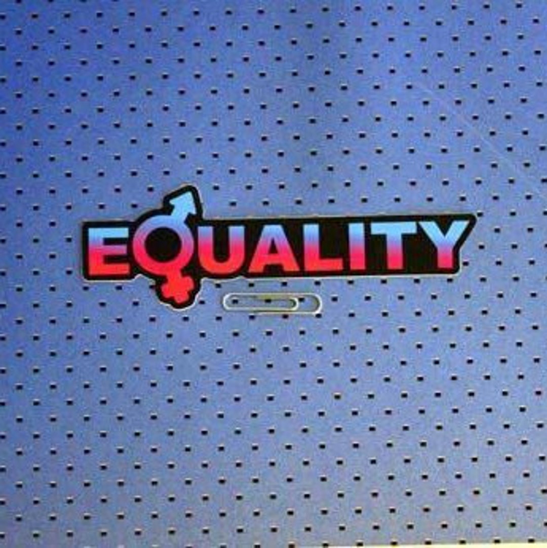 Gender Equality Bumper Sticker - Etsy