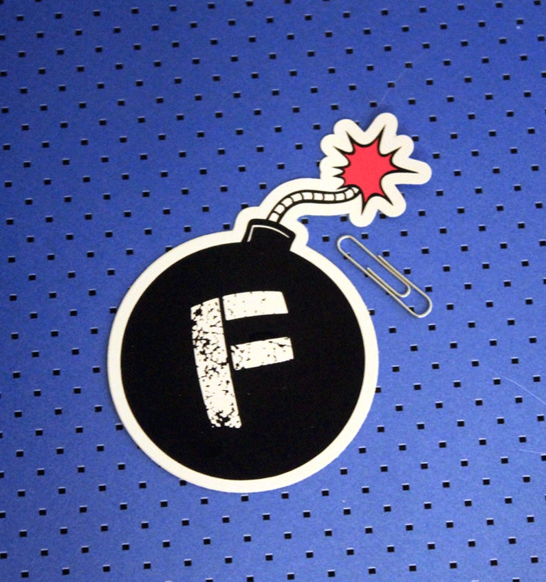 F-bomb Bumper Sticker - Etsy