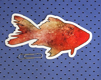 Red Fish Sticker, Soldierfish Vinyl Vintage Stickers, Bumper Sticker ...