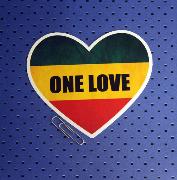 Rasta One Love Heart