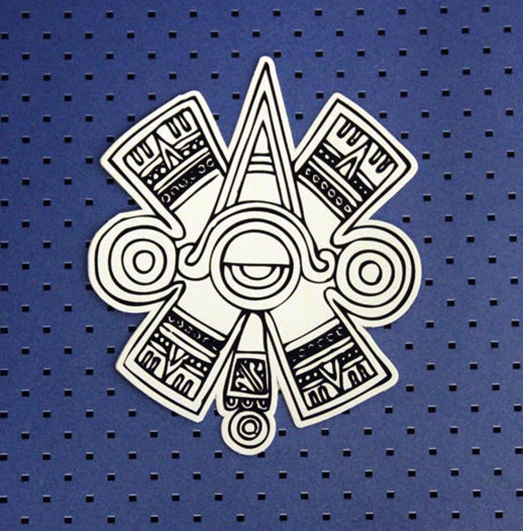 Mayan Eye Bumper Sticker - Etsy