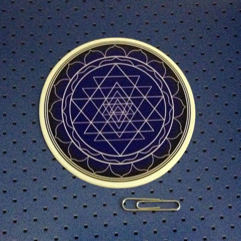 Sri Yantra - Sacred Geometry Bumper Sticker - Etsy