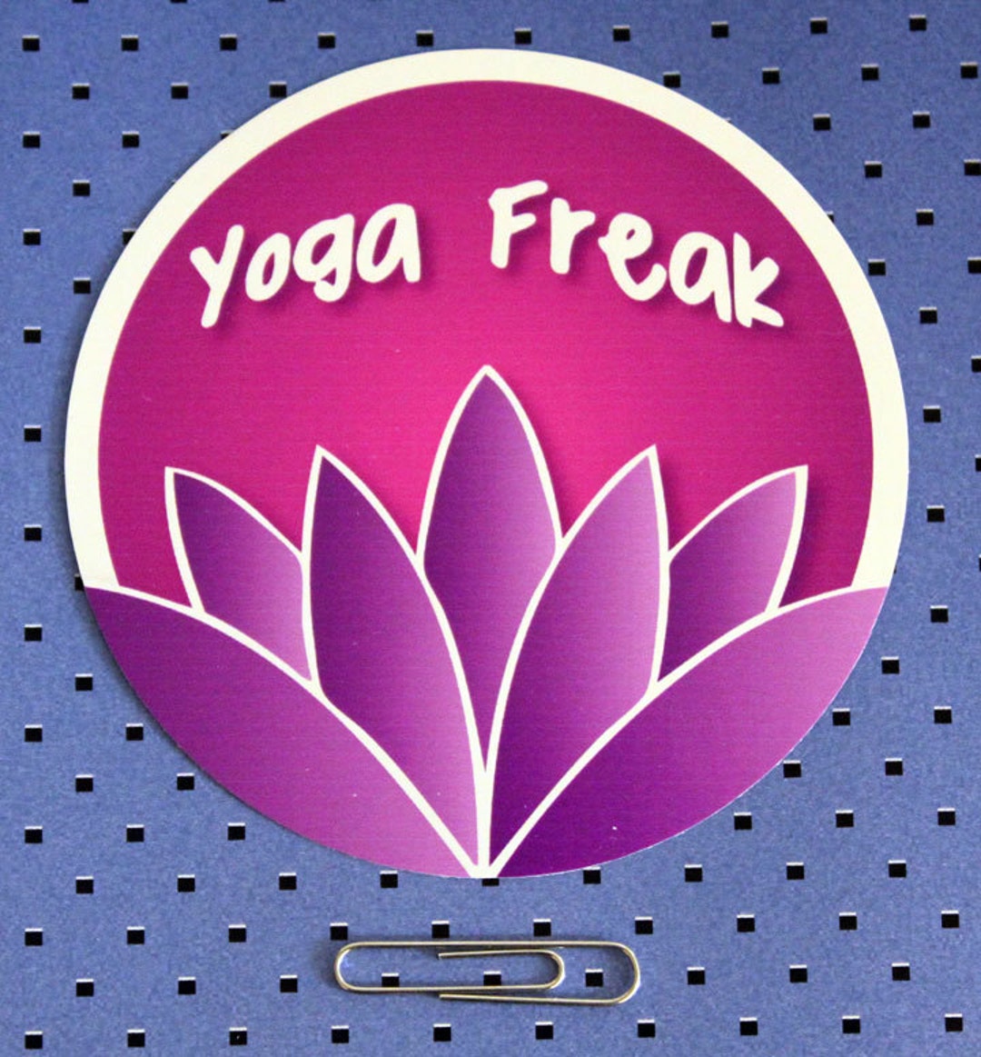 Yoga Freak Bumper Sticker - Etsy