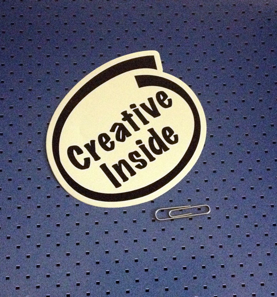 Creative Inside Bumper Sticker - Etsy