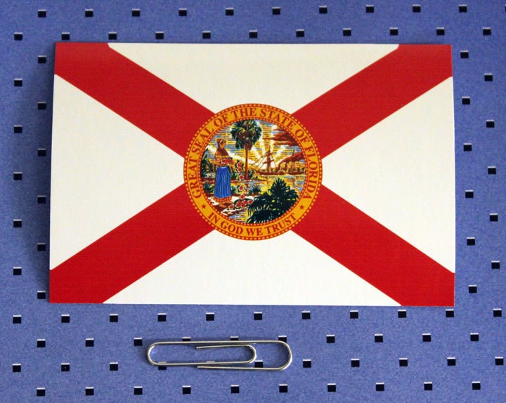 Florida State Flag Sticker | Etsy