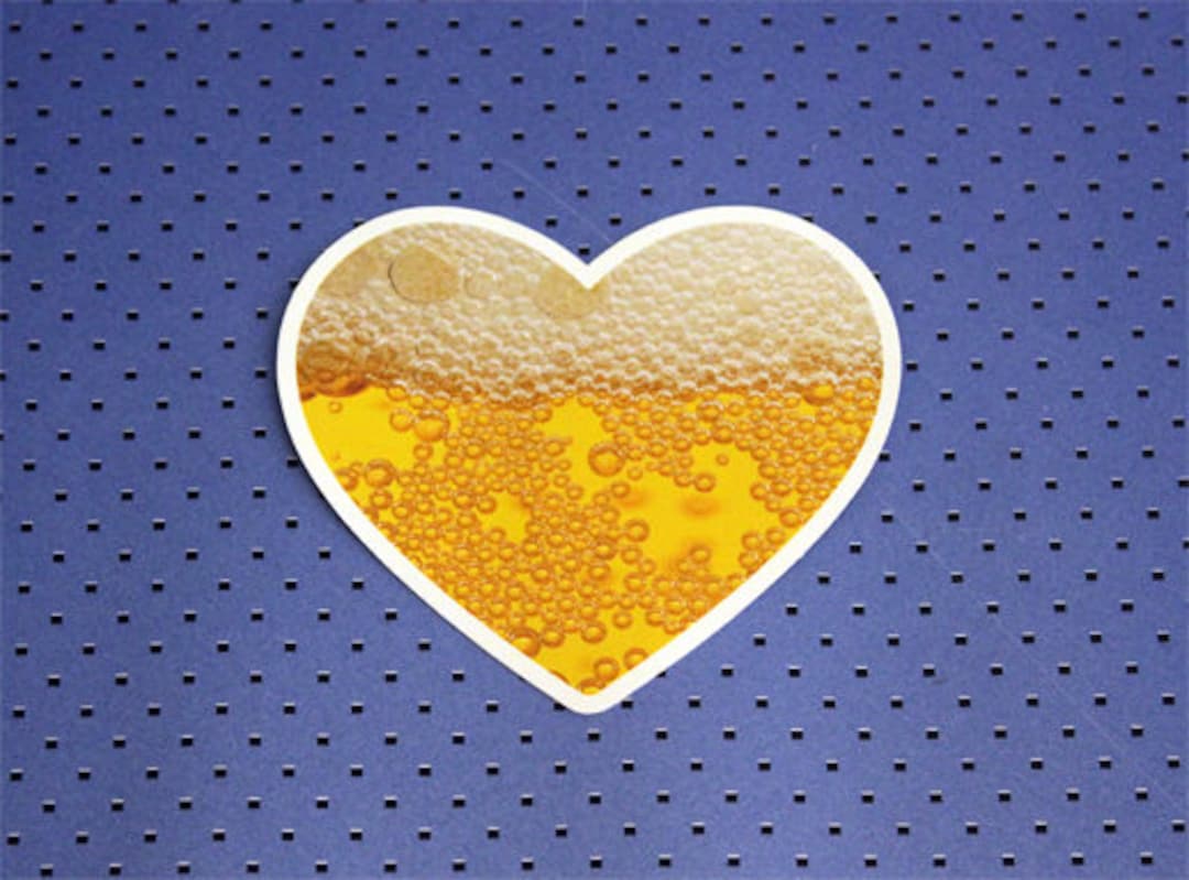 I Love Beer Bumper Sticker - Etsy