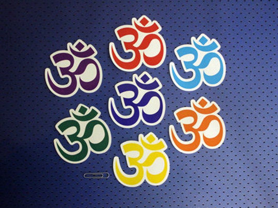 7 Om Chakras Bumper Stickers - Etsy