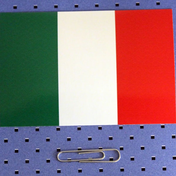 Italian Flag Sticker - Etsy