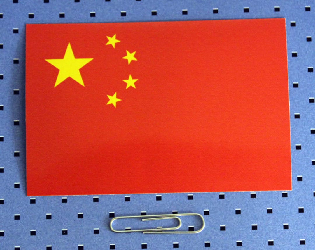 China Flag Bumper Sticker - Etsy