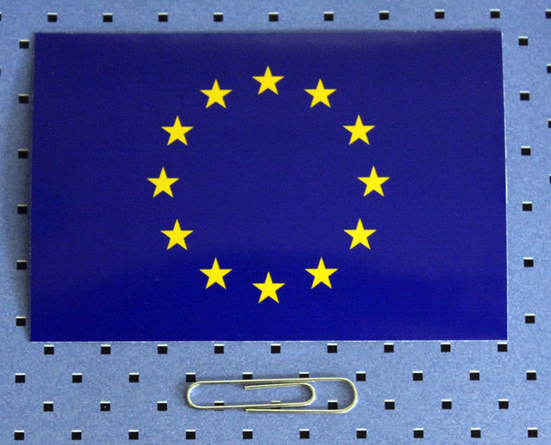European Union Flag Bumper Sticker - Etsy