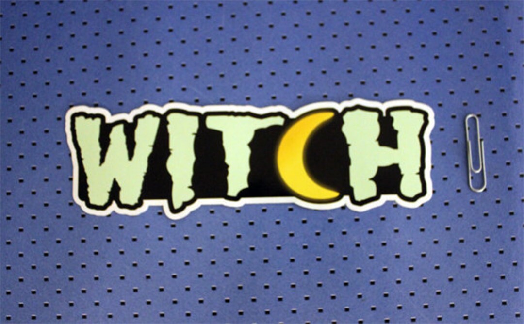 Witch Bumper Sticker - Etsy