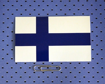 Finland Flag Emblem Sticker High-quality Vinyl Decal for Cars, Laptops ...