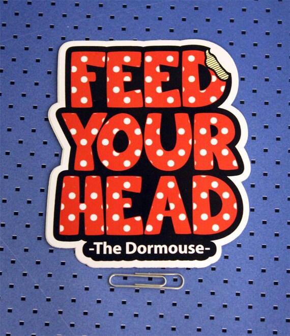 Feed Your Head Bumper Sticker | Etsy