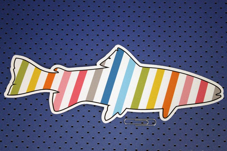 Fish Bumper Sticker | Etsy