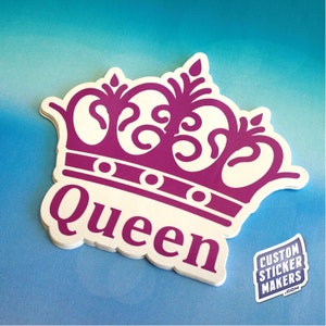 Queen Crown Bumper Sticker - Etsy