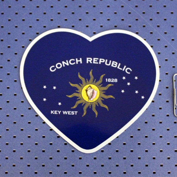 Conch Republic Decal - Etsy