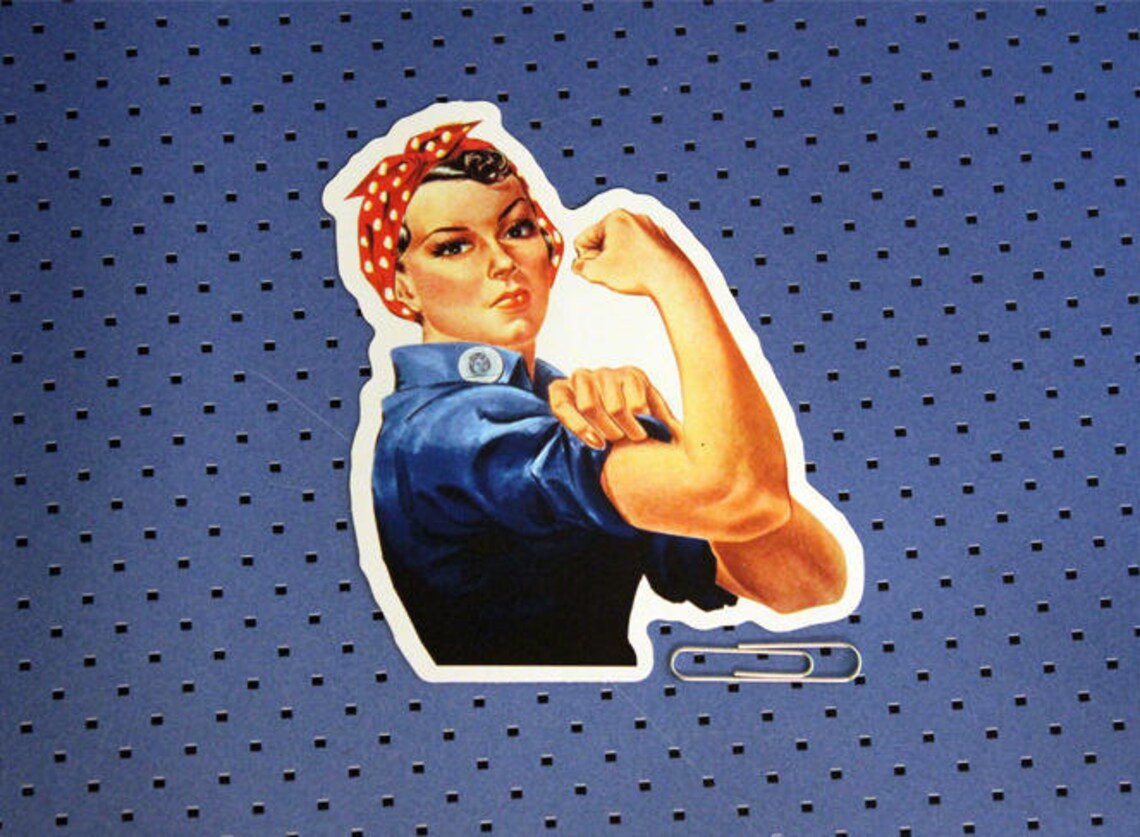 Rosie the Riveter Bumper Sticker - Etsy
