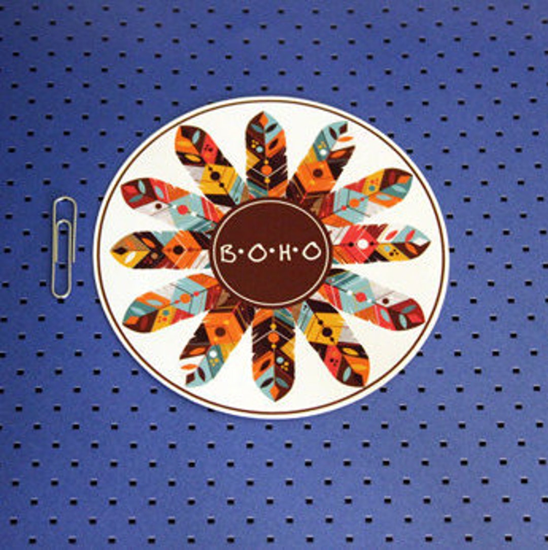 Boho Sun Bumper Sticker - Etsy