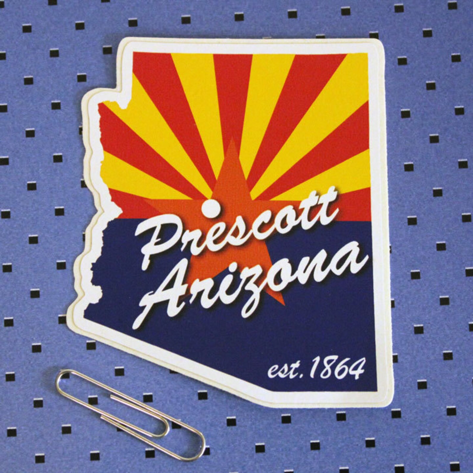 Prescott, Arizona Flag Bumper Sticker - Etsy