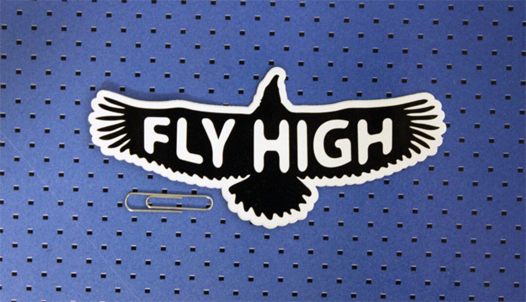 Fly High Bumper Sticker - Etsy