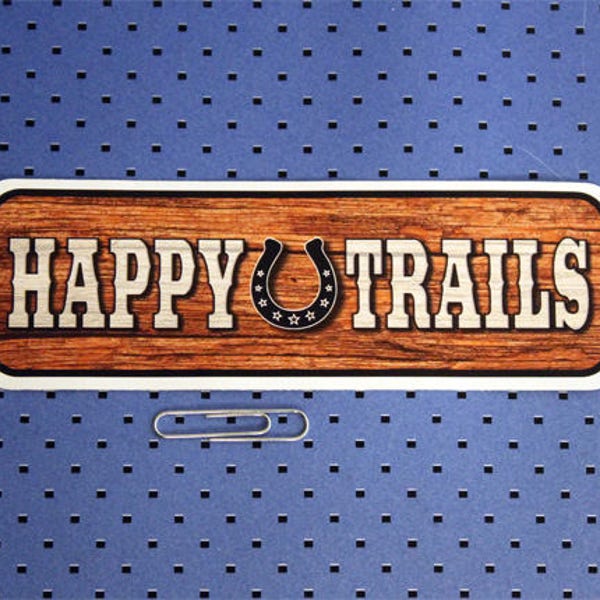 Happy Trails Sticker - Etsy
