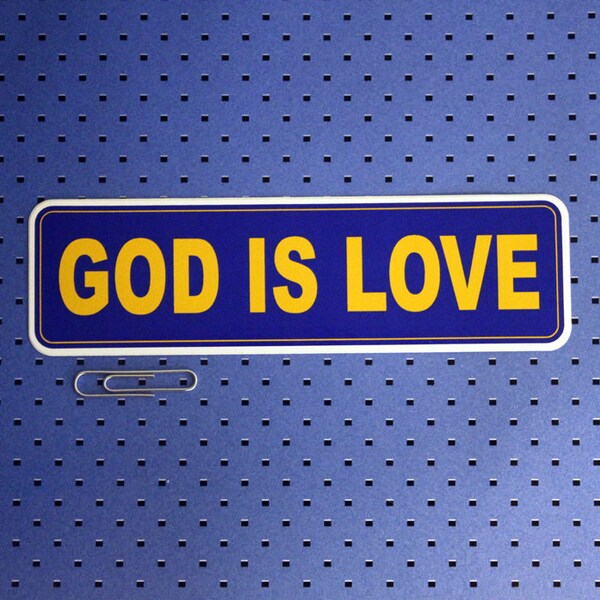 God is Love Bumper Sticker - Etsy