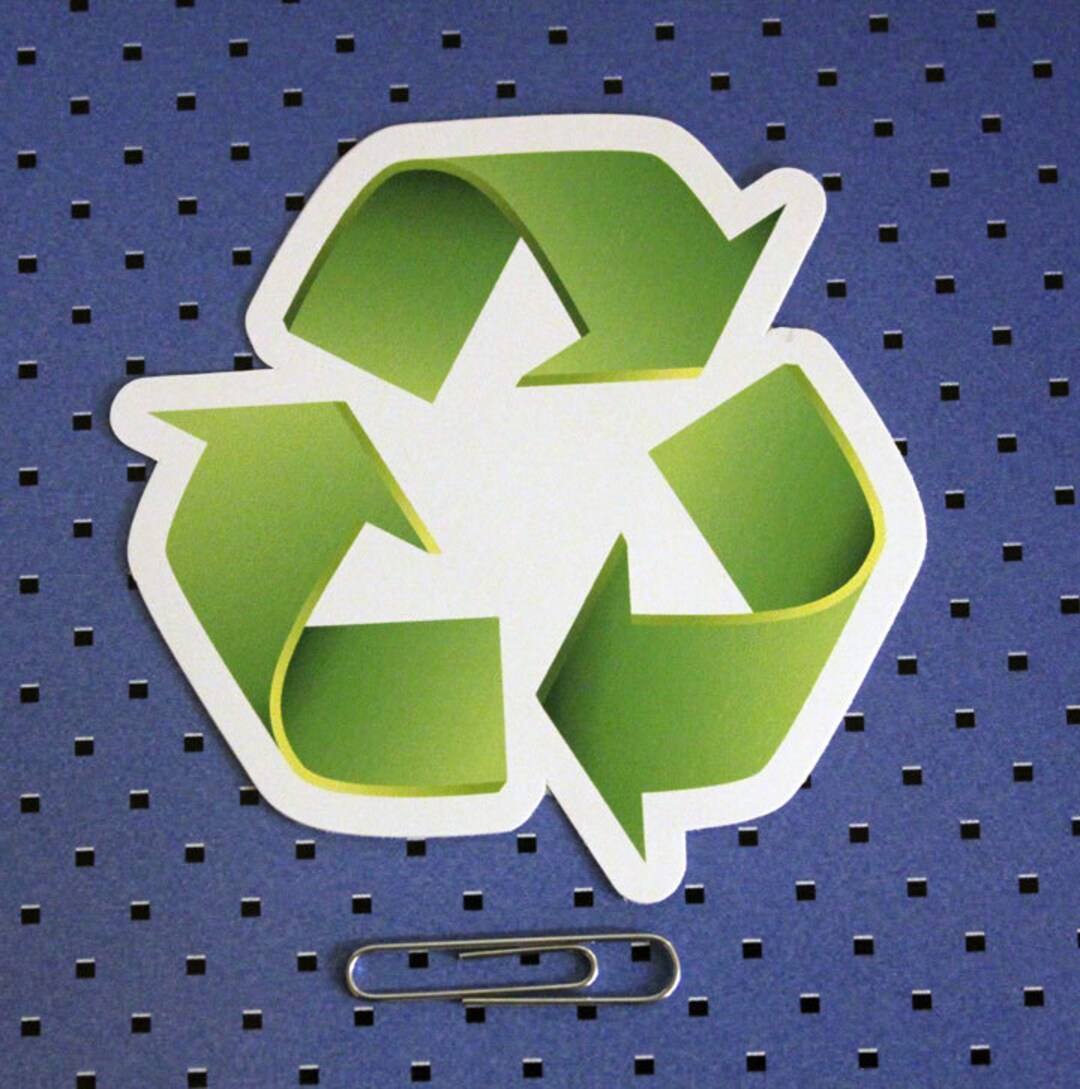 Recycle Die Cut Bumper Sticker - Etsy