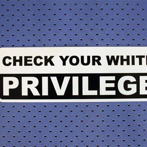 White Privilege Card - Etsy