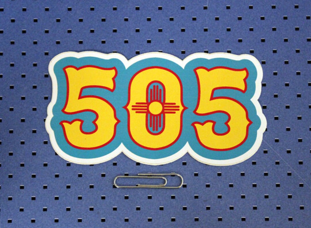 New Mexico 505 Sticker - Etsy