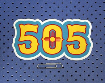 New Mexico Flag Zia Sticker | Etsy