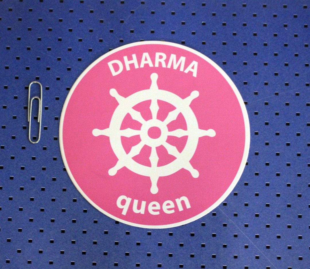 Dharma Queen Bumper Sticker - Etsy