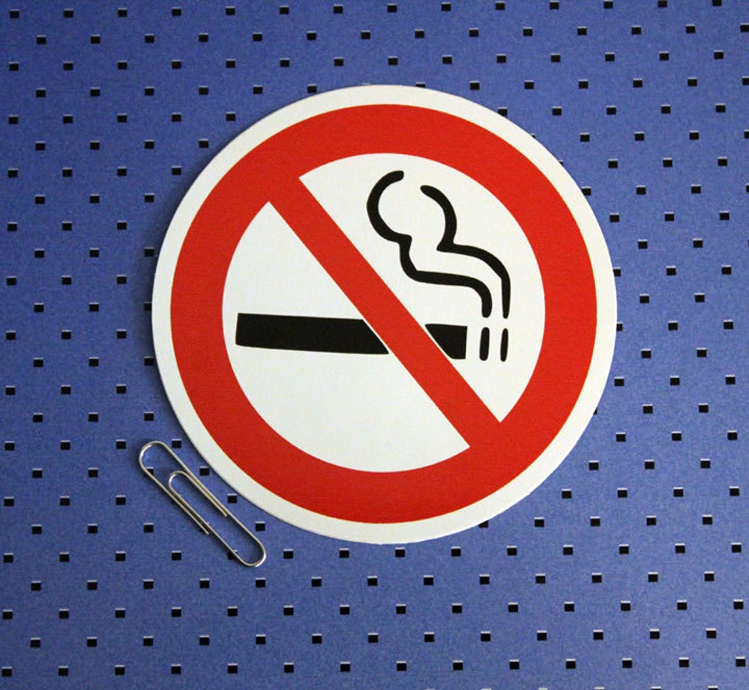 No Smoking Bumper Sticker - Etsy