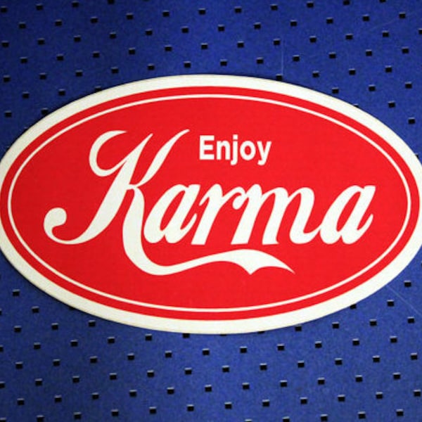 Karma Bumper Sticker - Etsy