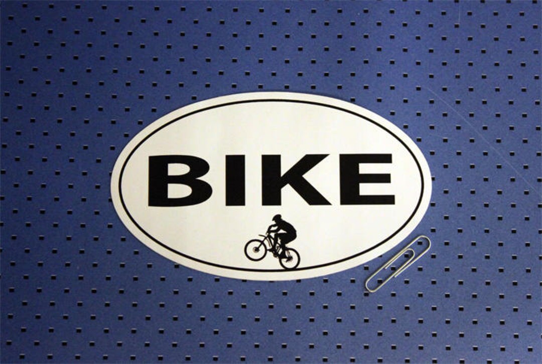 Bike Bumper Sticker - Etsy