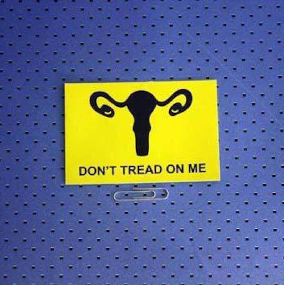Don't Tread on Me Uterus Bumper Sticker - Etsy