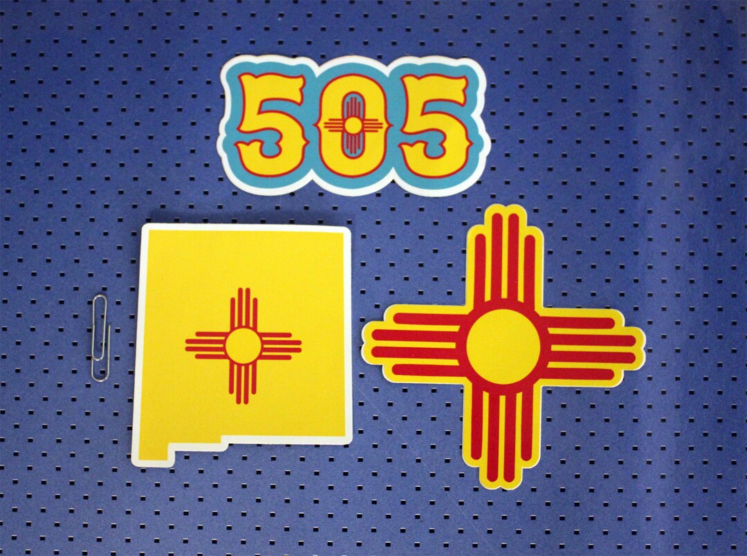New Mexico Flag Sticker Set - Etsy