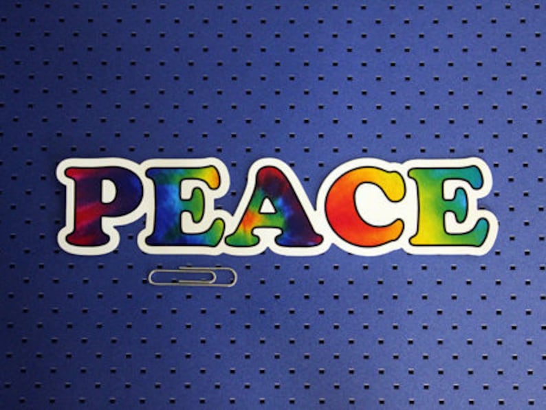 Peace Bumper Sticker | Etsy