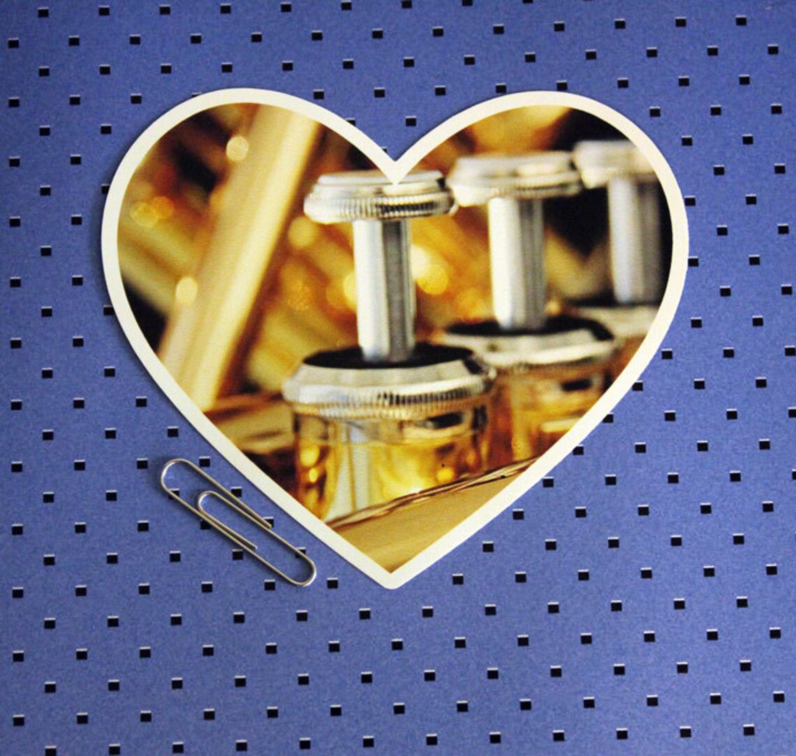 I Love Trumpet Bumper Sticker Trumpet Heart | Etsy