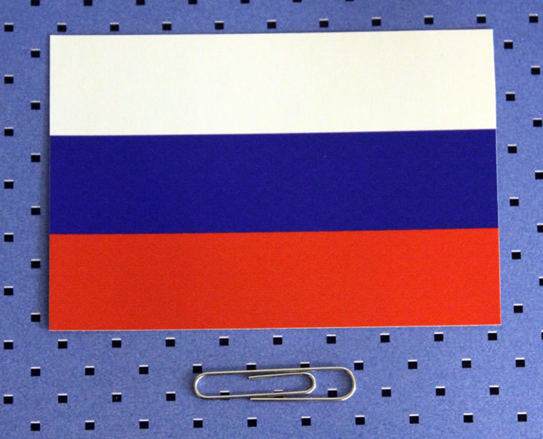 Russia Flag Sticker - Etsy