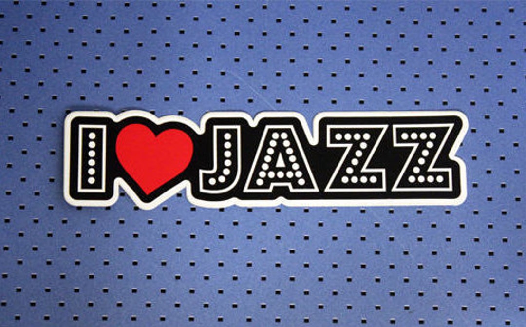 I Love Jazz Bumper Sticker - Etsy