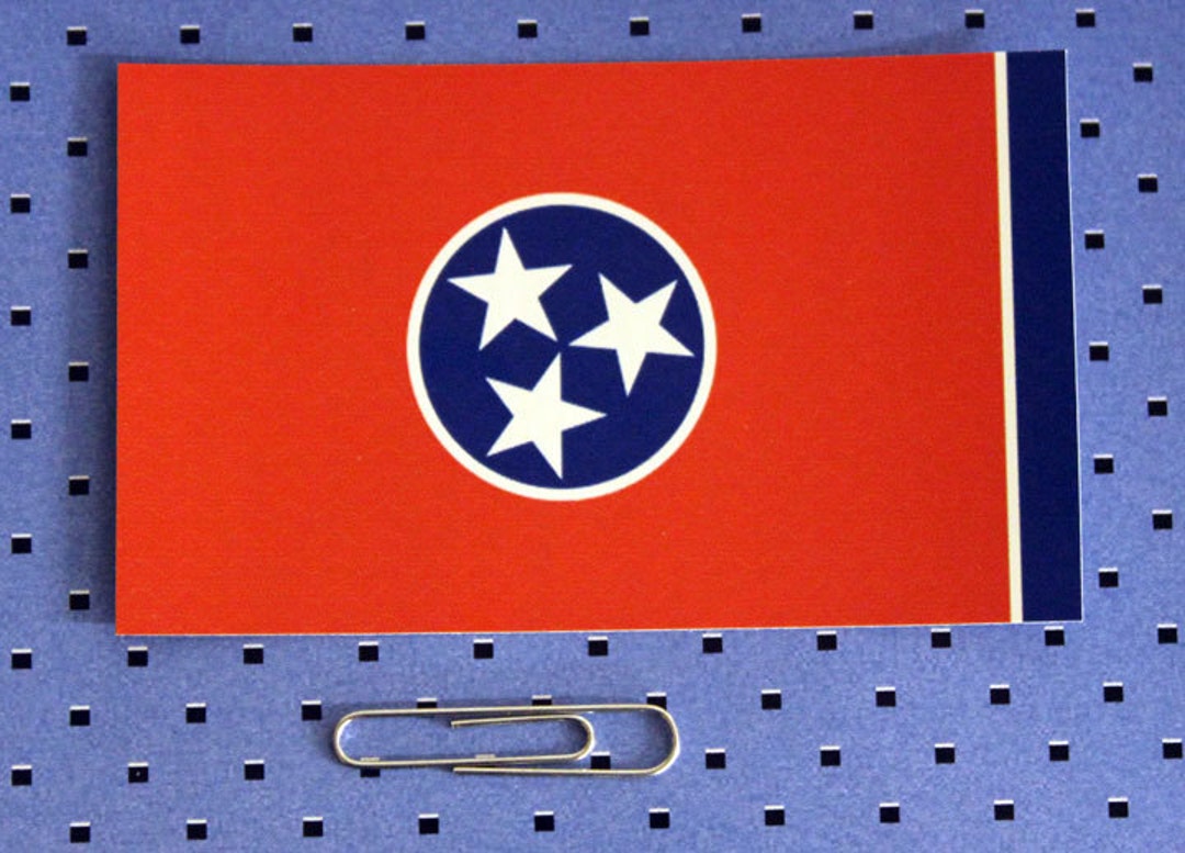 Tennessee State Flag Sticker - Etsy