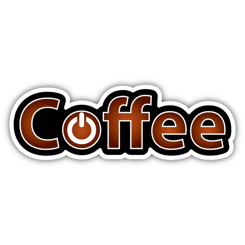 Coffee Power Bumper Sticker - Etsy
