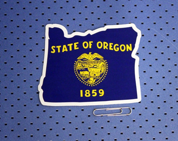 Oregon State Shape Flag