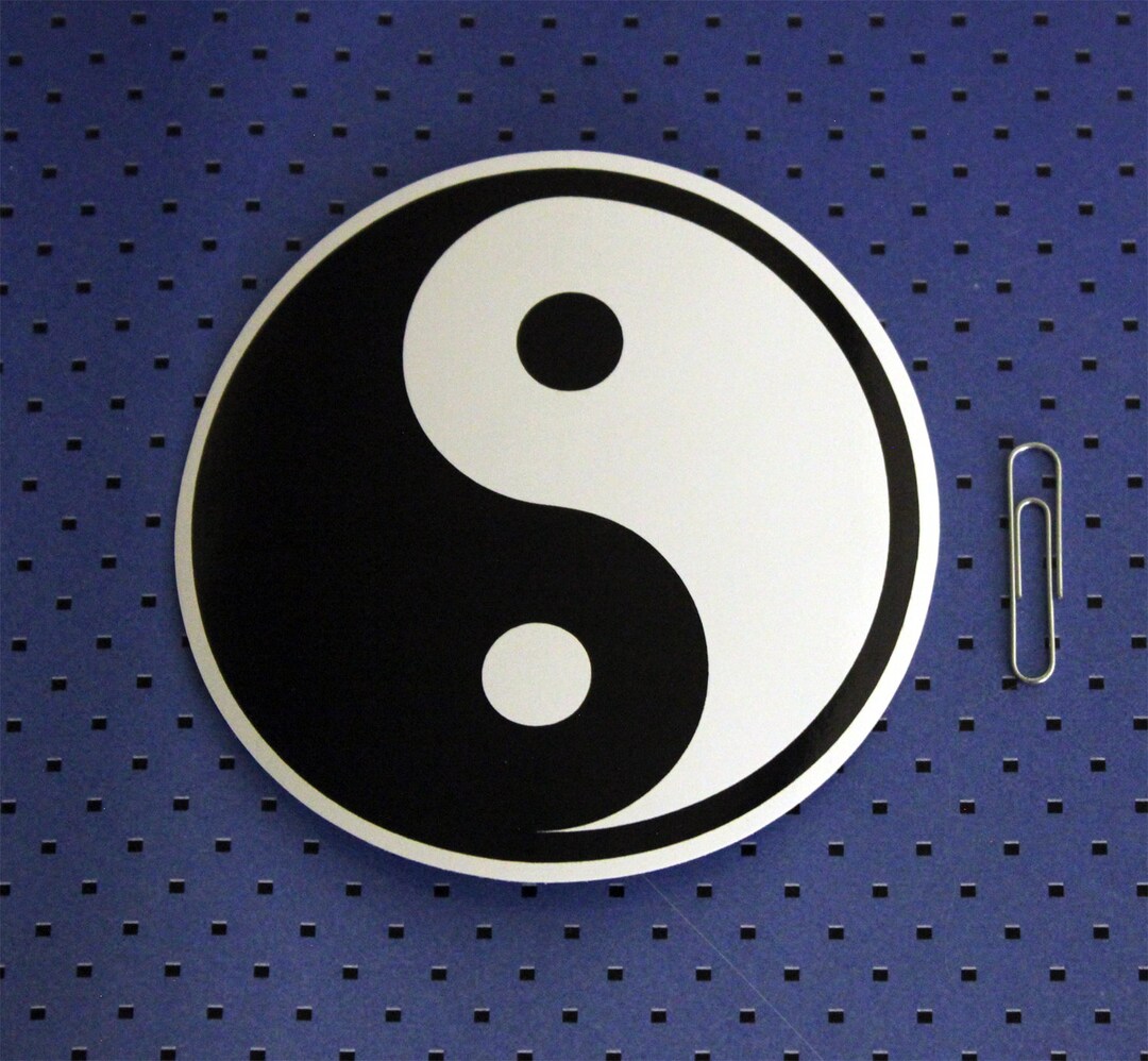 Yin Yang Bumper Sticker - Etsy