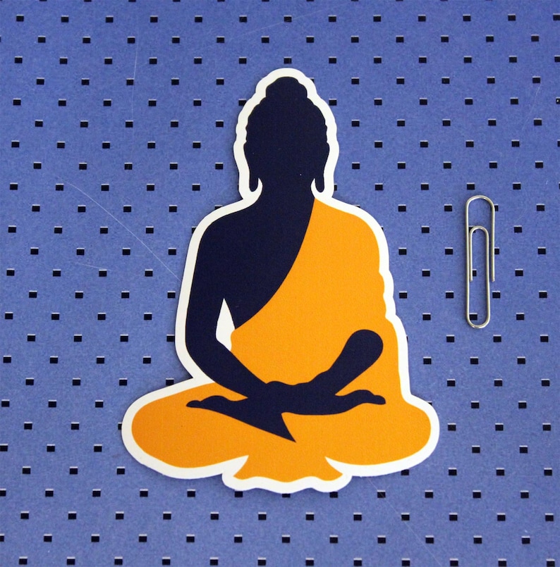 Buddha Meditation Bumper Sticker - Etsy
