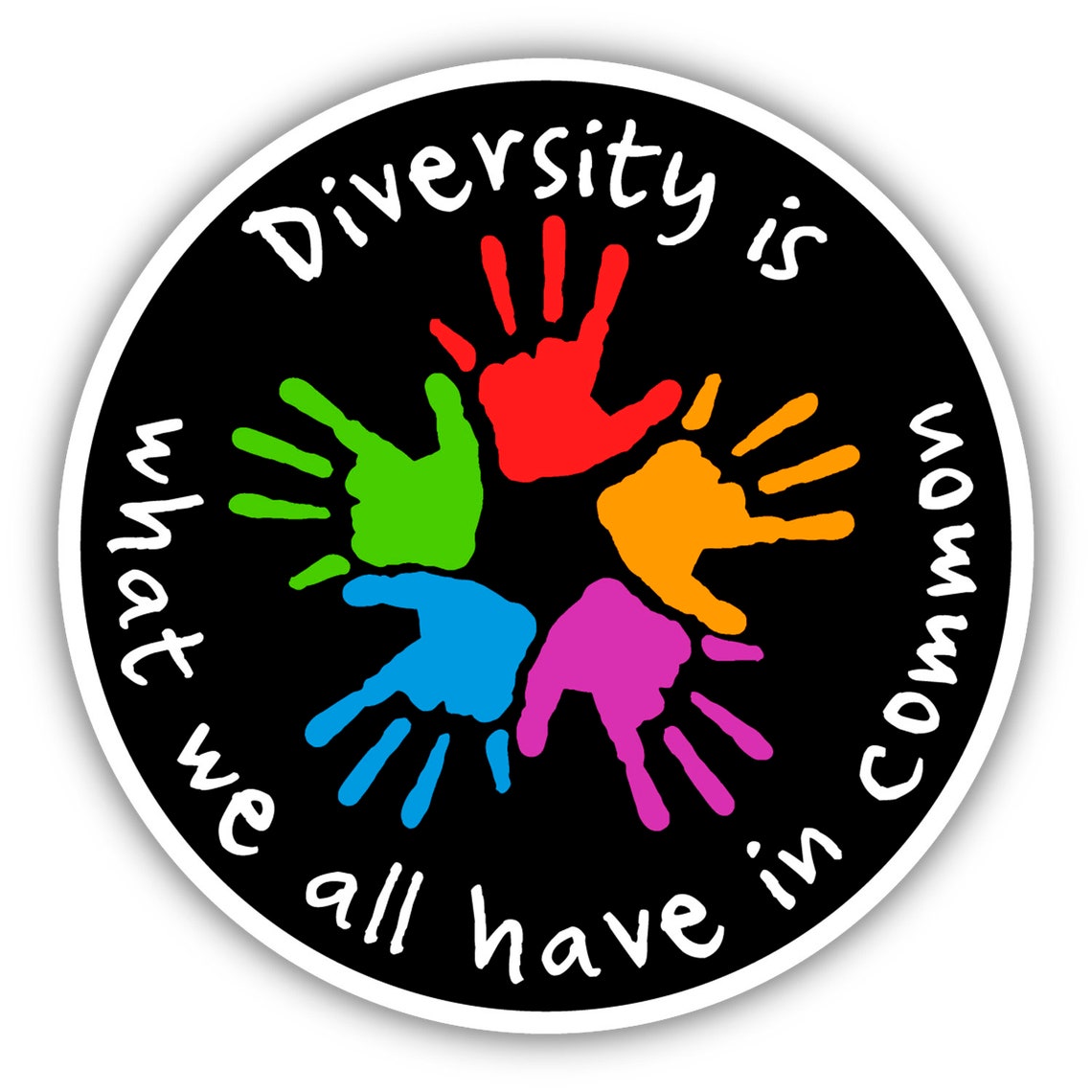Diversity is What We All Have in Common Bumper Sticker | Etsy