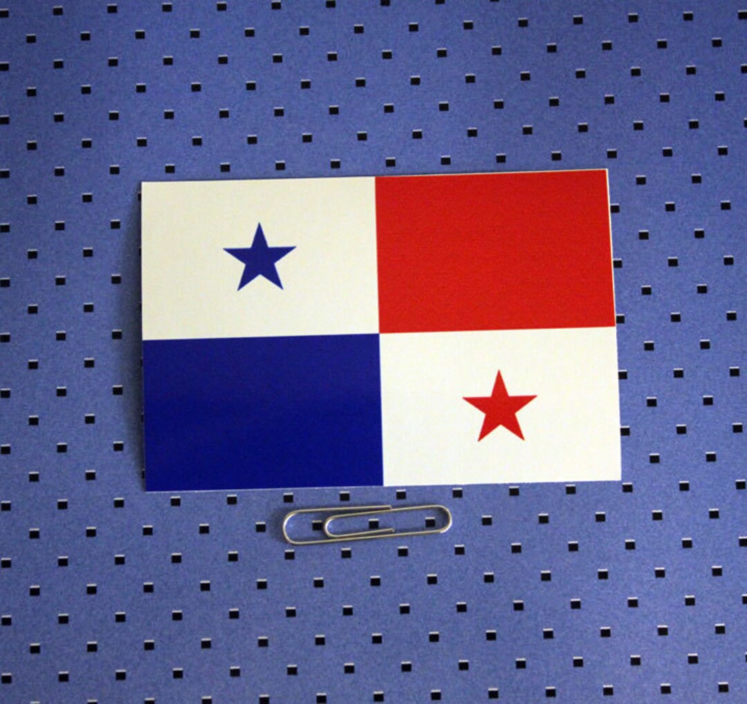 Panama Flag Bumper Sticker - Etsy