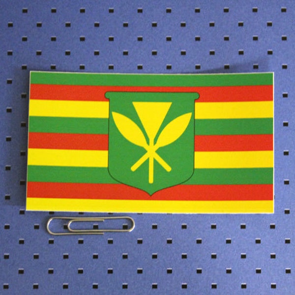 Hawaiian Flag Sticker - Etsy
