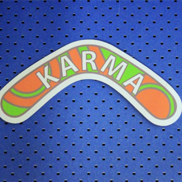 Karma Bumper Sticker - Etsy